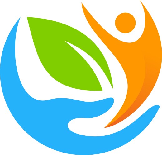 Help care logo icon design Royalty Free Vector Image