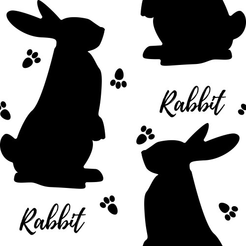 Bunny Foot Prints Vector Images (over 330)