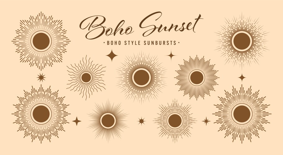 Boho Sun Vector Images (over 15,000)