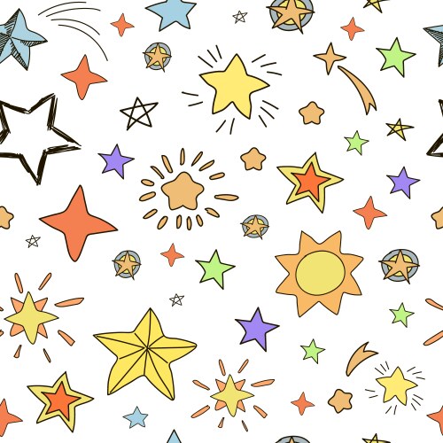 Stars pattern Royalty Free Vector Image - VectorStock