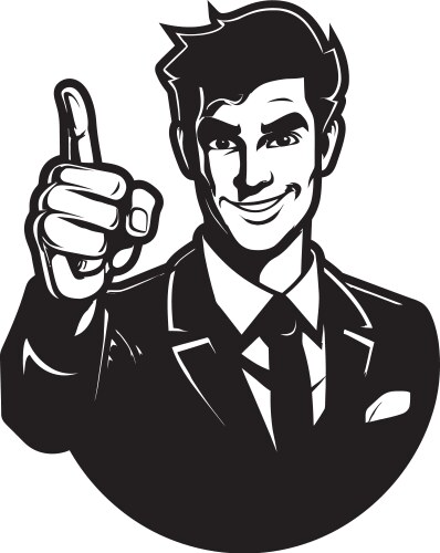 Animated communication cartoon icon signifying Vector Image