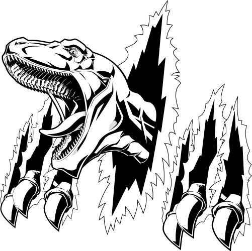Attacking Raptor Dinosaur Vector Images (over 140)