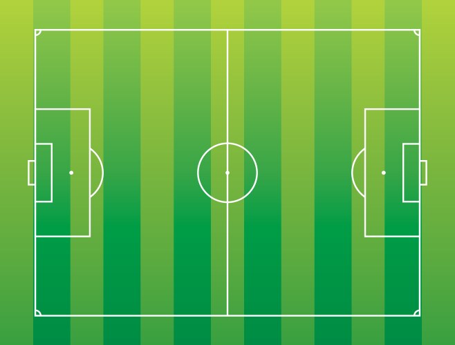 Football field Royalty Free Vector Image - VectorStock