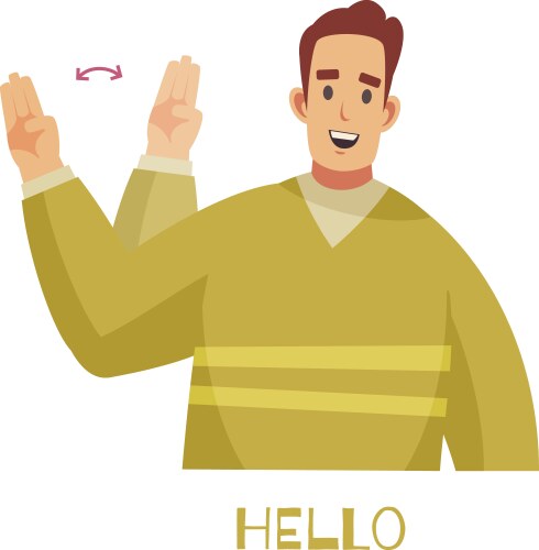 Hello Sign Language Vector Images (over 1,800)