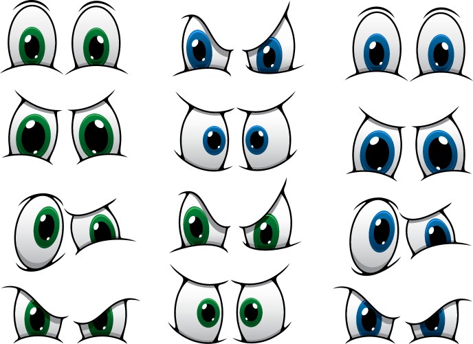Cartoon Eyes Vector Images (over 280,000)