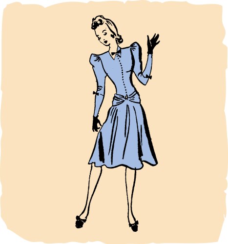 Fashion model Royalty Free Vector Image - VectorStock