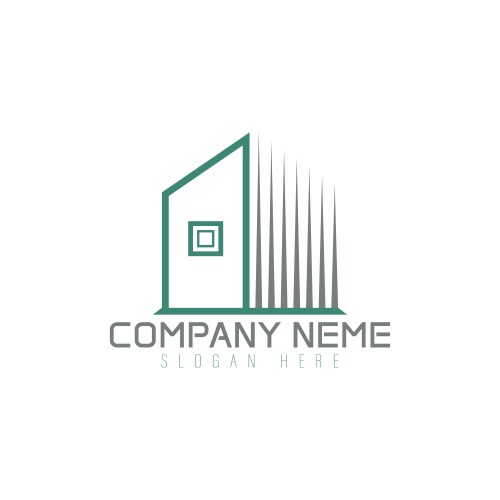 Creative modern architecture logo design Vector Image