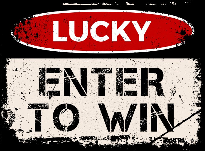 Saloon vintage rusty metal sign Royalty Free Vector Image