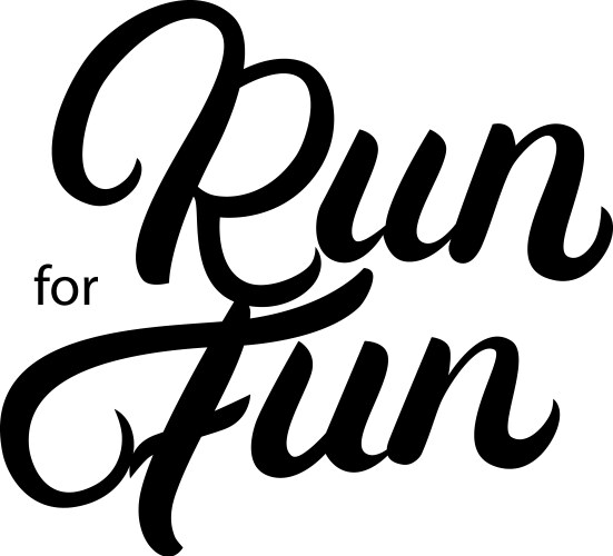 Have fun hand lettering Royalty Free Vector Image