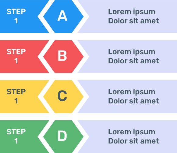 Options infographic Royalty Free Vector Image - VectorStock