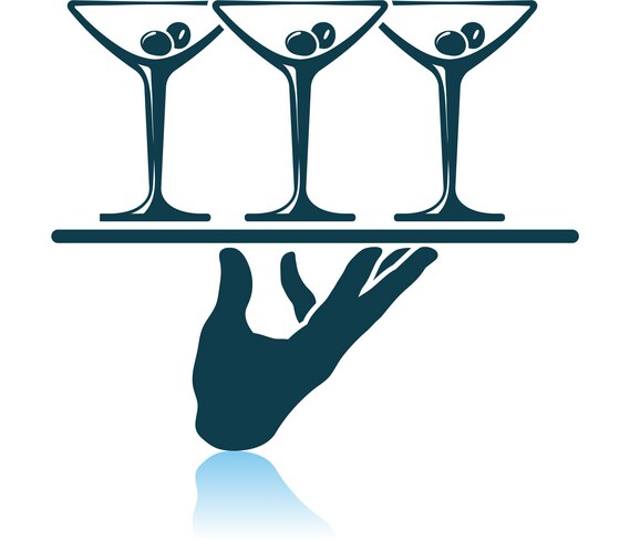 Butler Silhouette Vector Images (over 570)