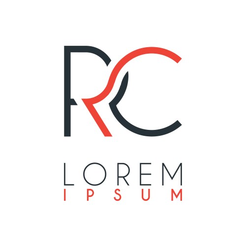 R C Initial Logo Vector Images (over 3,100)