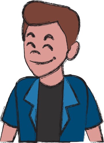 Man profile cartoon Royalty Free Vector Image - VectorStock