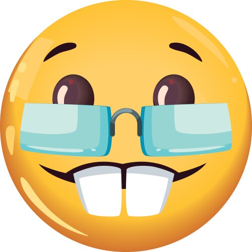 Nerd Emoji Vector Images (over 1,600)