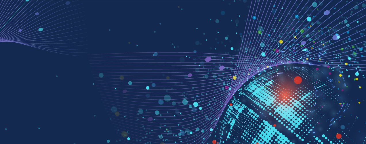 Abstract technology background for science Vector Image