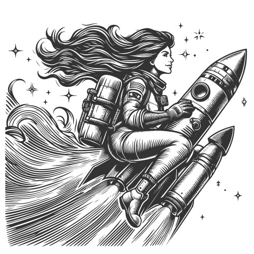 Rocket Ship Drawing Vector Images (over 6,400)