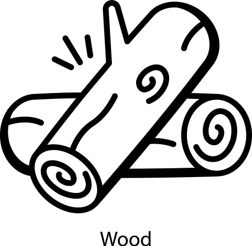 Wood cutting Royalty Free Vector Image - VectorStock