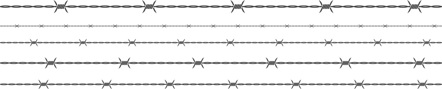 Barbed wire Royalty Free Vector Image - VectorStock