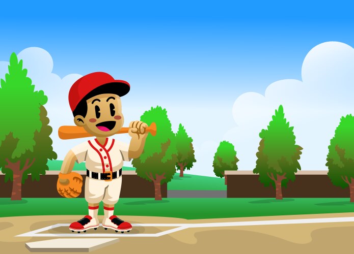 Baseball Field Cartoon Vector Images (over 2,400)