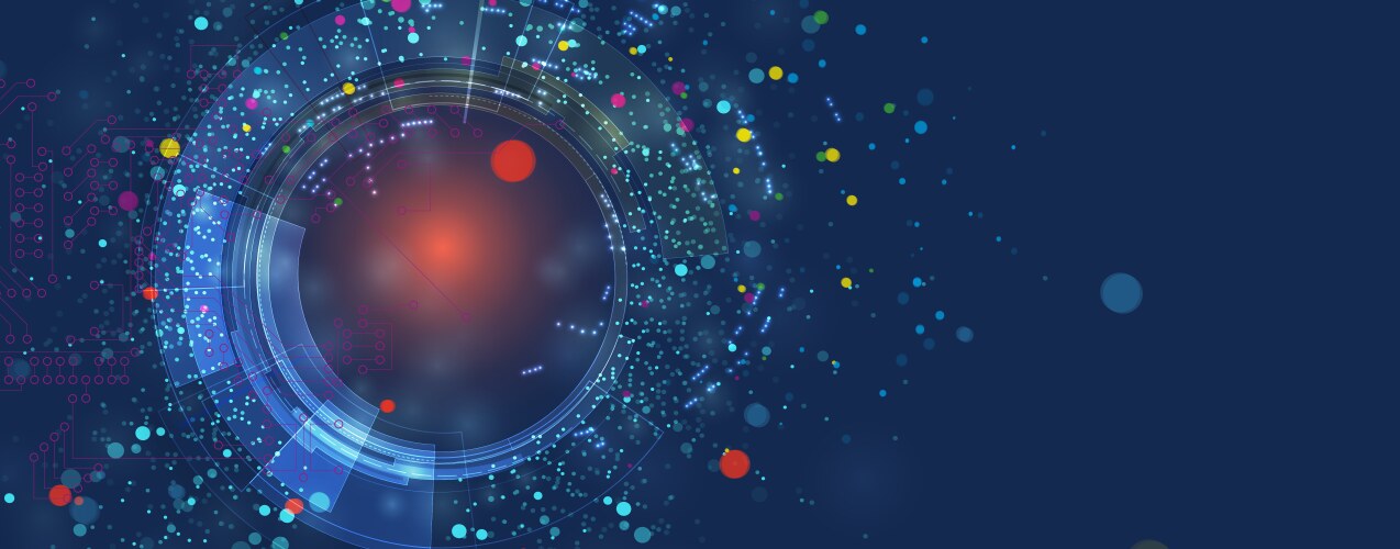 Abstract technology background for science Vector Image