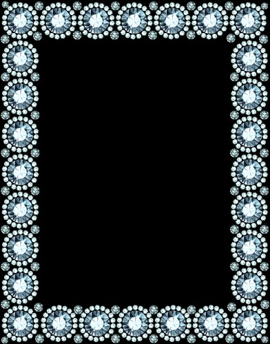 Diamond frame Royalty Free Vector Image - VectorStock