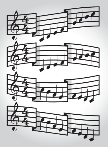 Musical notes Royalty Free Vector Image - VectorStock