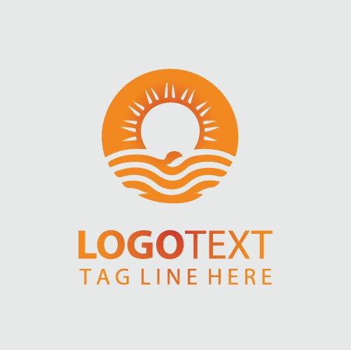 Sun logo Royalty Free Vector Image - VectorStock Sun logo Royalty Free Vector Image - VectorStock