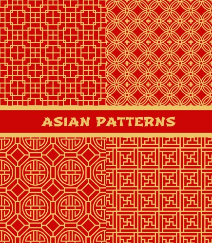 Traditional Korean Fabric Vector Images (over 2,200)