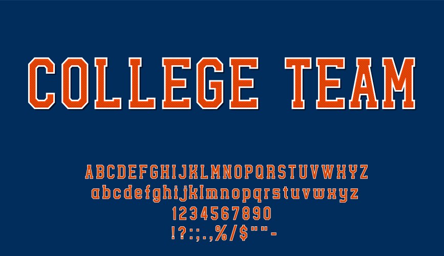 College Font Vector Images (over 8,300)