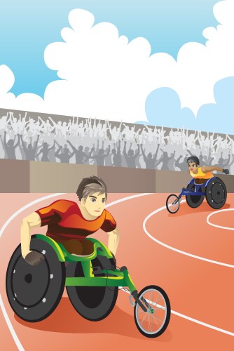 Cartoon Wheelchair Vector Images (over 7,100)