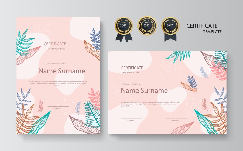 Nature Certificate Vector Images (over 14,000)