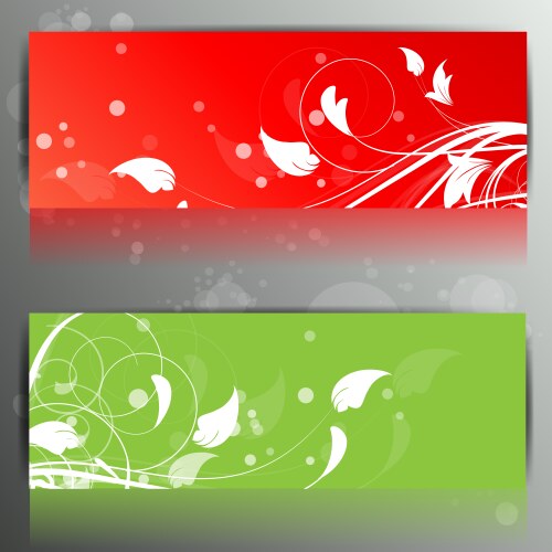 Abstract card with floral background Royalty Free Vector