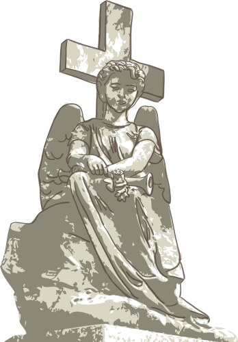 Sad Angel Vector Images (over 1,000)