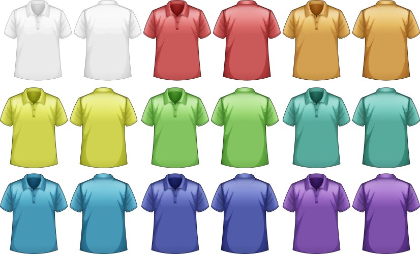 Plain t shirt back and front Vector Images & Graphics for Commercial ...