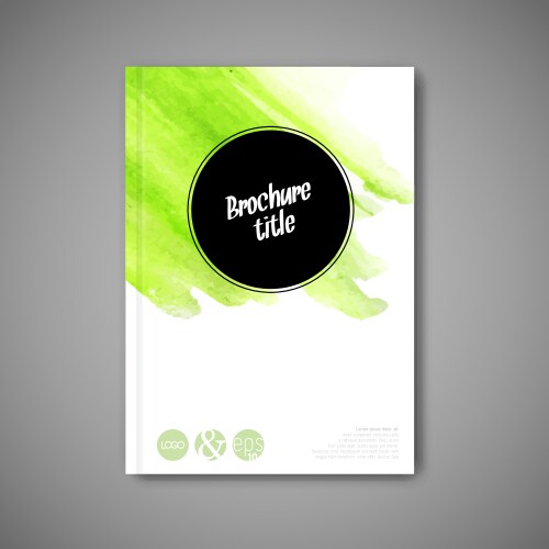 Modern abstract book cover template Royalty Free Vector