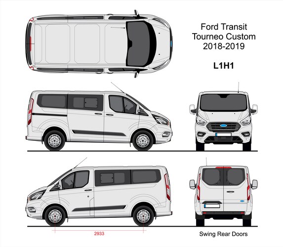 Ford Transit Custom Vector Images (31)