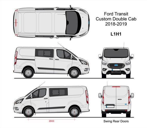 Ford Transit Custom Vector Images (31)