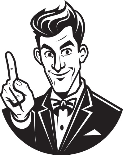 Signifying symbol finger gesture emblem dynamic Vector Image