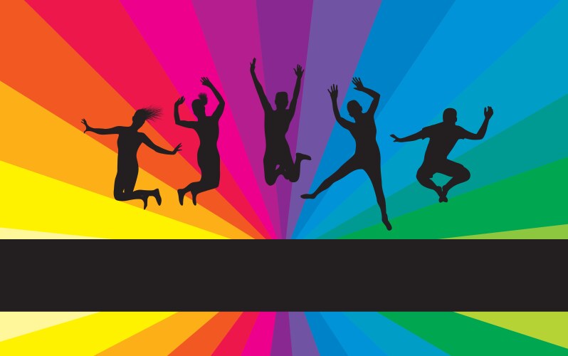 Jumping Royalty Free Vector Image - VectorStock