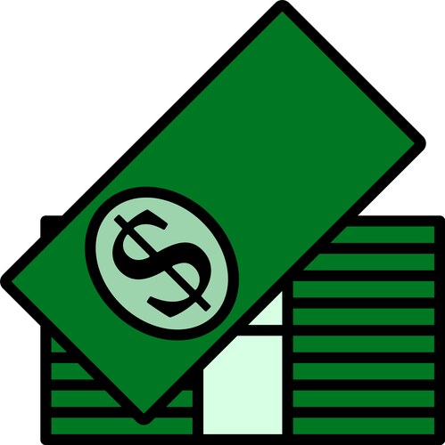 Banknote pack banking and finance Royalty Free Vector Image