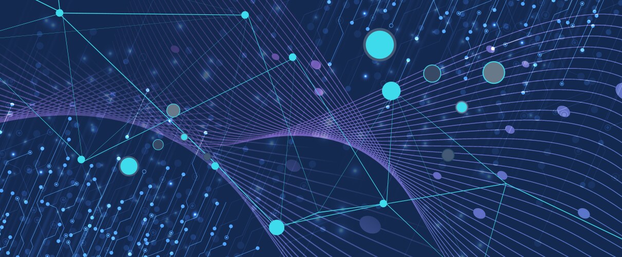 Abstract earth technology background for science Vector Image