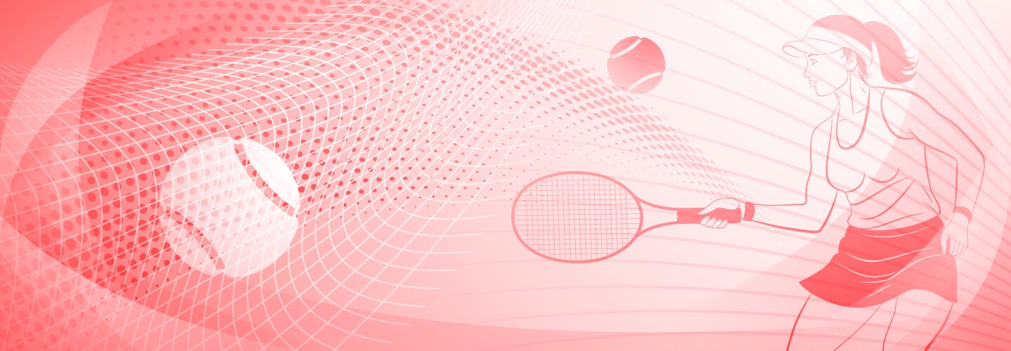Tennis themed background Royalty Free Vector Image