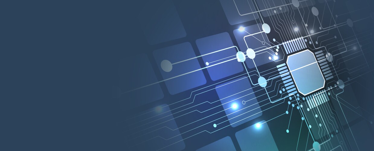 Abstract technology background for science Vector Image