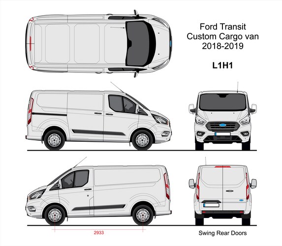 Ford Transit Custom Vector Images (31)