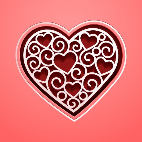 Hollow Heart Vector Images (84)