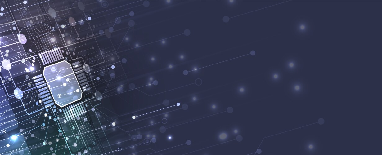 Abstract technology background for science Vector Image