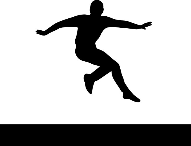 High Jump Track and Field Vector Images (over 300)