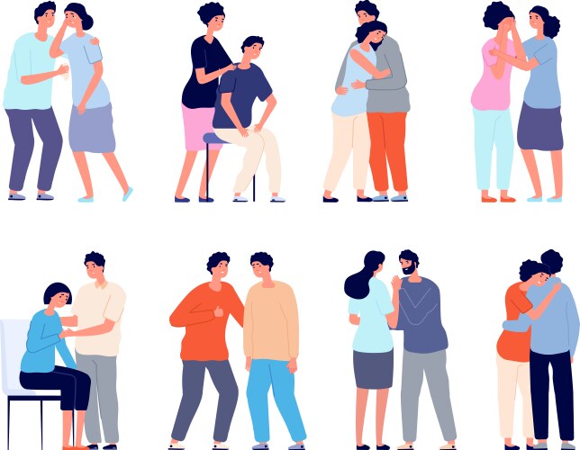 Compassion Sympathy Cartoon Vector Images (over 100)