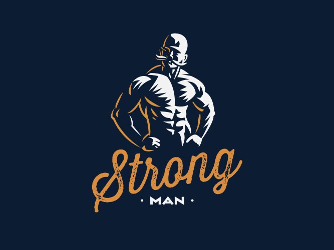 Strong man Royalty Free Vector Image - VectorStock