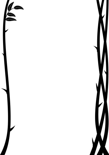 Rose Border Silhouette Vector Images (over 2,800)